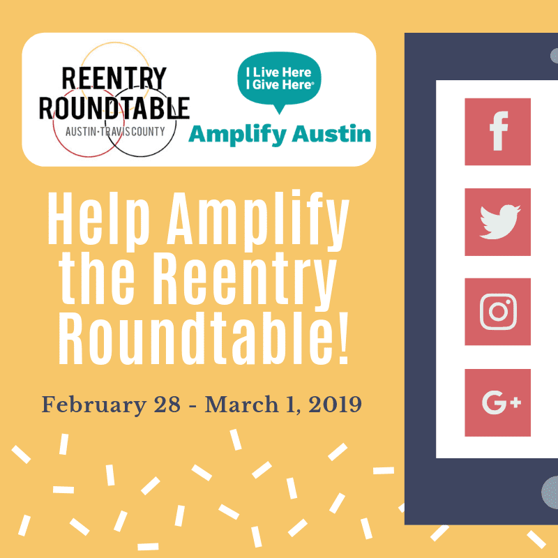 The Roundtable Needs Your Help! - Reentry Roundtable