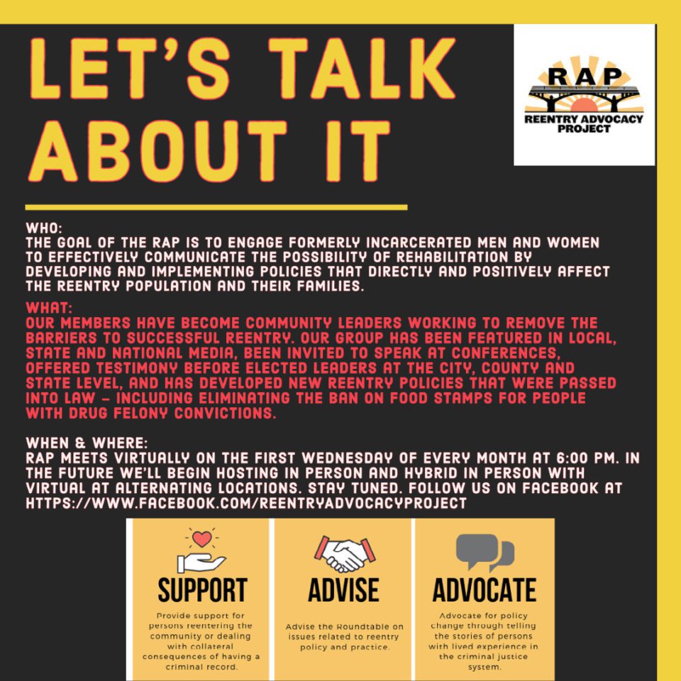 Reentry Advocacy Project – Reentry Roundtable